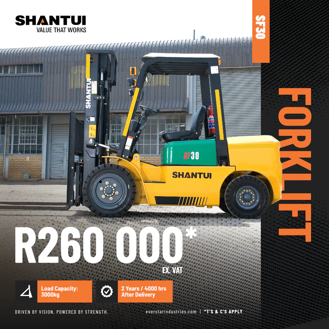 Shantui SF30 Forklift — Ever Star Industries
